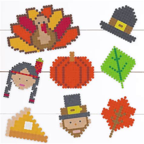 Diy Thanksgiving Perler Bead Patterns To Craft Doityourself