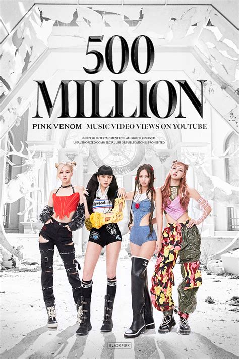 BLACKPINKs Pink Venom M V Hits 500 Million Views On YouTube