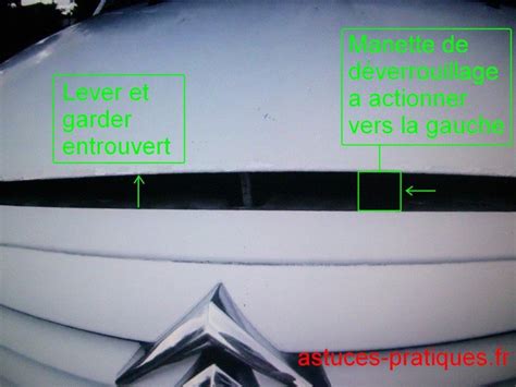 Ouverture Capot Sur C3 Astuces Pratiques