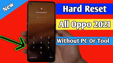 2021 All Oppo Hard Reset Remove Pin Pattern Password No Pc YouTube