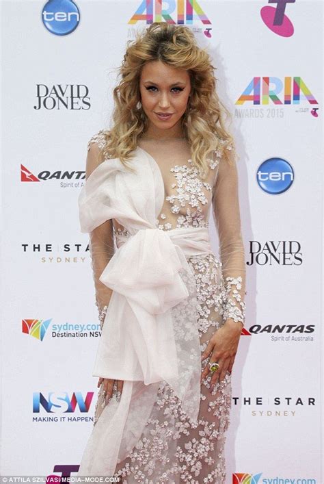 Imogen Anthony Flaunts Her Physique In Naked Dress At The Aria Awards