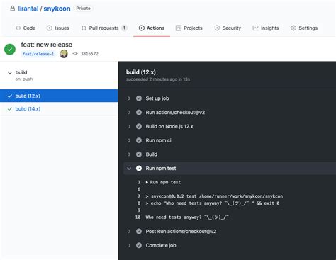 github actions to securely publish npm packages snyk