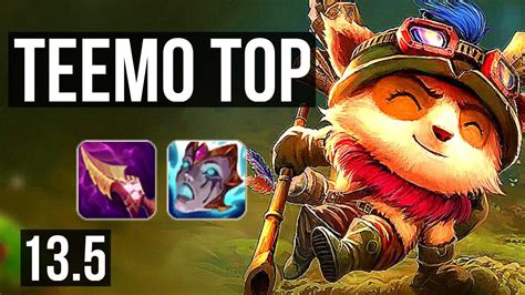 TEEMO Vs K SANTE TOP 4 5M Mastery 6 Solo Kills KR Diamond 13 5