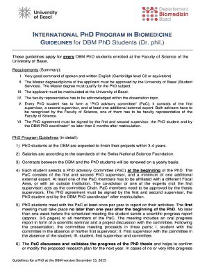 Fillable Online Biomedizin Unibas NTERNATIONAL H ROGRAM IN IOMEDICINE