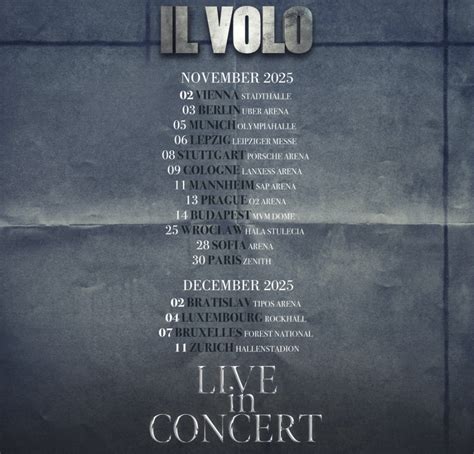 IL VOLO Official Website News