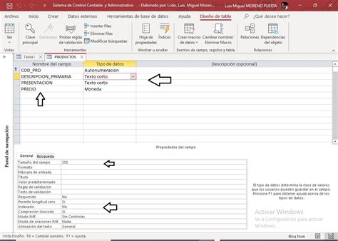 Clase 3 Diseño de Tablas en Microsoft Access