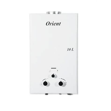 CHAUFFE BAIN ORIENT 10 LITRES GAZ NATUREL BLANC