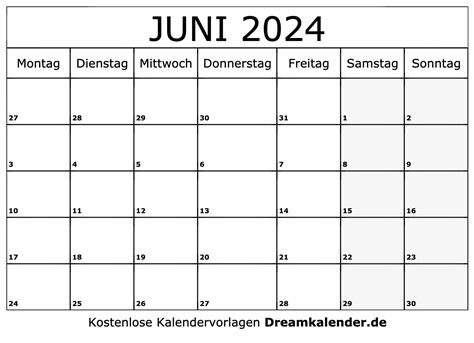 Kalender Juni Lela Shawna