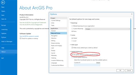 Arcgis Pro Default Spatial Reference System As Esri Community