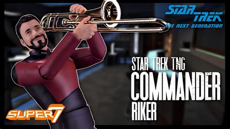 Super7 Star Trek The Next Generation Ultimates Riker 7 Inch Action
