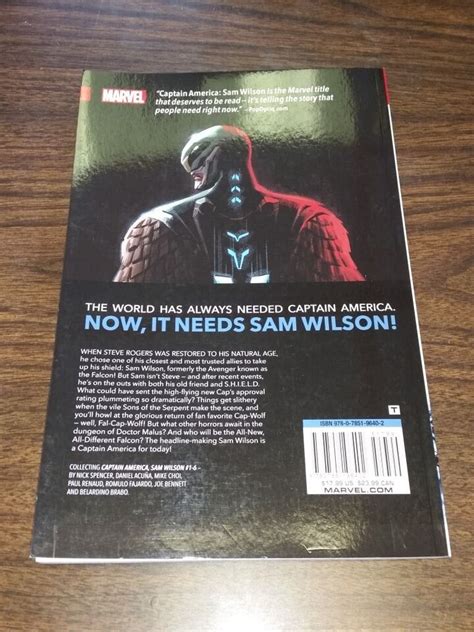CAPTAIN AMERICA SAM WILSON NOT MY CAPTAIN AMERICA GRAPHIC NOVEL TPB