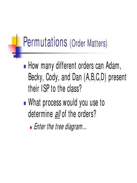 permutations pdf permutation teaching mathematics