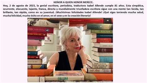 HONOR A QUIEN HONOR MERECE Hoy 2 De Agosto De 2023 La Genial