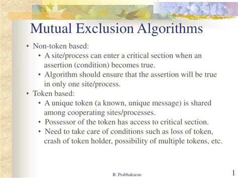 ppt mutual exclusion algorithms powerpoint presentation free download id 3376335