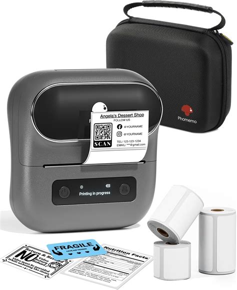 Phomemo M221 Imprimante d étiquettes Portable Imprimante Etiquette