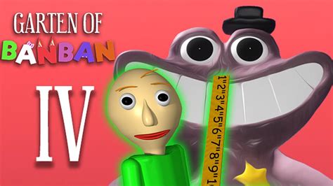 Garten Of Banban 4 The End Of A Long Battle Ft Baldi S Basics