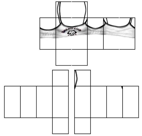 Ok Y2k Grunge Skull Tank Omg Lol Emo Cyber Vamp Roblox Template