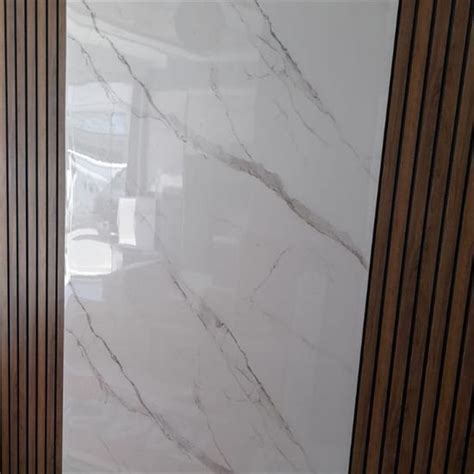 Calacatta White Mermer Desenli Pvc Duvar Paneli 122 244cm Dekonil