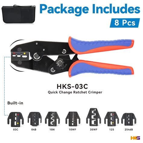 Mua Hks Ratcheting Crimping Tool Set Pcs Quick Exchange Jaw For