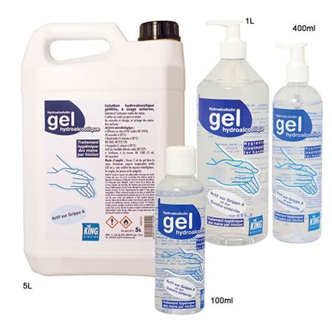 Gel Hydroalcoolique King Achat Désinfectant Acheter Solution