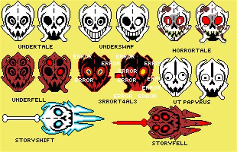 Pixilart Gaster Blasters Aus UwU By The Prism