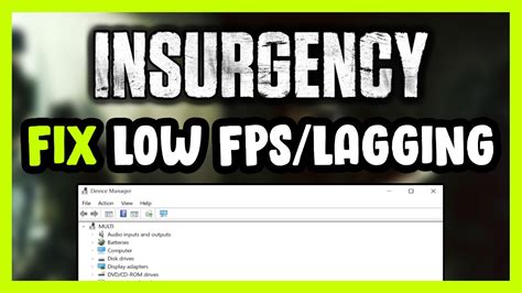 How To FIX Insurgency Low FPS Drops Lagging YouTube