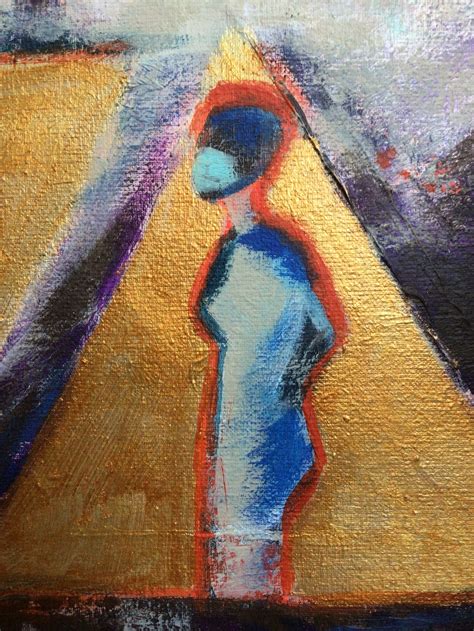 Original Figurative Abstrakte Malerei Auf Leinwand Menschen Etsy