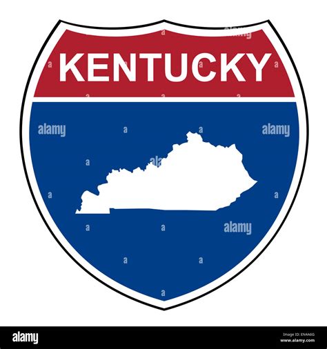 Kentucky Highway Map Hi Res Stock Photography And Images Alamy