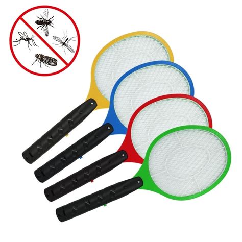 Raquete Elétrica Recarregável Mata Pernilongo Mosquito Mosca Insetos