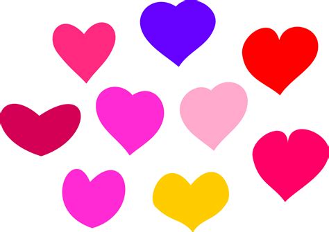 Bundle Of Hearts Clip Art At Clker Vector Clip Art Online