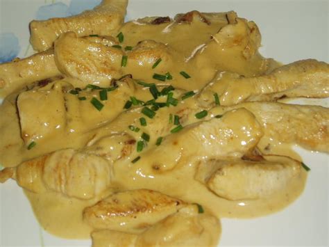 Recette Emincé de poulet à la moutarde la recette facile