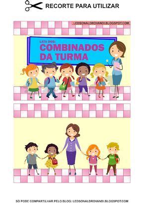 Lata Dos Combinados Da Turma Material Gratuito Artofit
