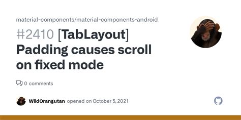 Tablayout Padding Causes Scroll On Fixed Mode Issue