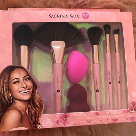 Kit Pincel Esponja Para Maquiagem Sabrina Sato Universe Makeup