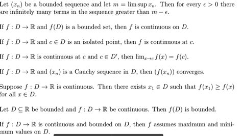 solved let xn be a bounded sequence and let m lim sup