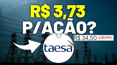 POR QUE TAESA SÓ CAI DIVIDENDOS DIMINUINDO 2023 e 2024 AÇÕES TAEE11