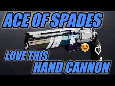 Destiny 2 LightFall Ace Of Spades Exotic Hand Cannon In Crucible YouTube