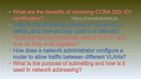 Ccna Sample Questions Set Ccna Tutorials