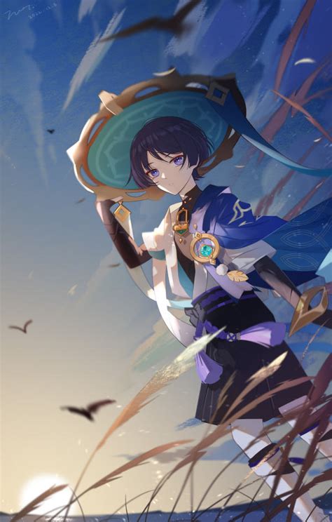 GenshinImpact FanArts on Twitter Genshin scaramouche 散兵