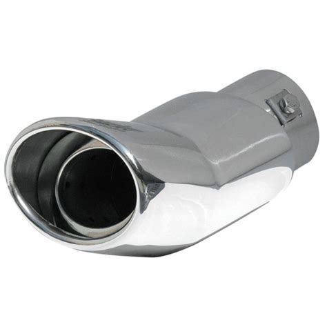 TERMINALE SCARICO CROMATO IN ACCIAIO INOX TRX 38 OVALE SIMONI RACING