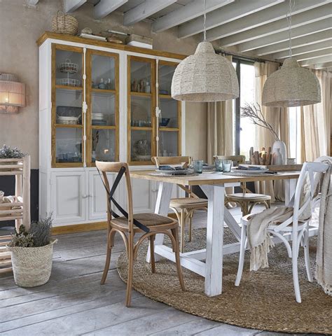 Table campagne chic 25 modèles rustique pour la salle à manger