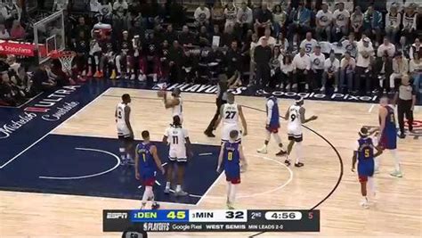 NBA全场集锦 NBA季后赛掘金117 90森林狼 回放掘金vs森林狼第2节英文原声回放 高清1080P在线观看平台 腾讯视频