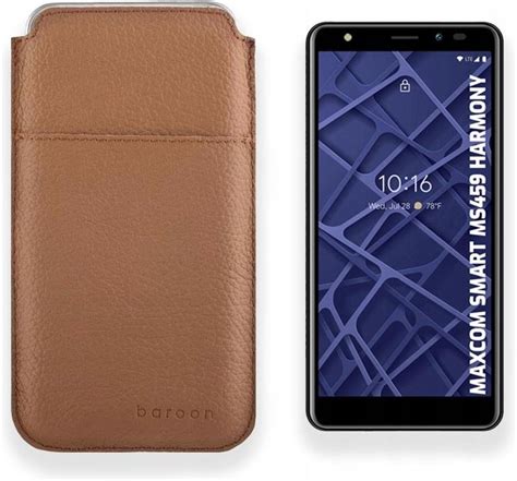 Leo Etui Case Wsuwka Z Naturalnej Polskiej Skóry Do Maxcom Ms459 Etui