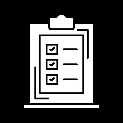 Checkliste Vektor Icon Vektor Kunst Bei Vecteezy