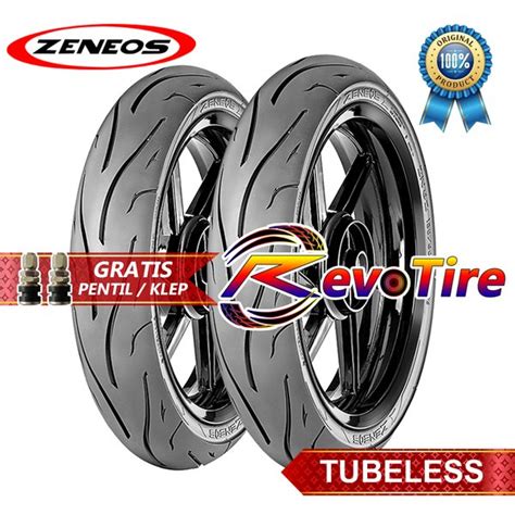 Jual Paket Zeneos Zn 62 Ukuran 120 70 14 150 60 14 Ban Motor Tubeless