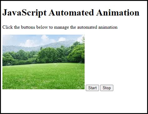 JavaScript Animation Javatpoint
