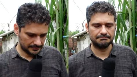 Chuva Em Pernambuco Ao Vivo Rep Rter Se Emociona Ao Ouvir Relato Da