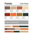 Orange Color Codes And Names Selection Colors Vector Image