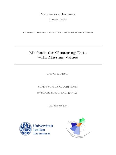 master wilson pdf cluster analysis eigenvalues and eigenvectors