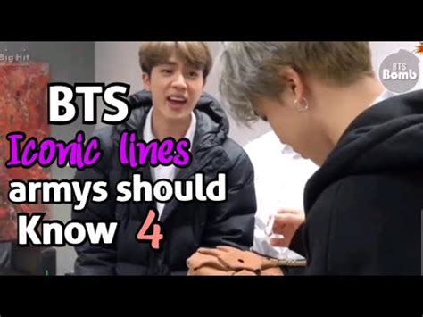 Bts Iconic Lines Armys Should Know Pt Youtube